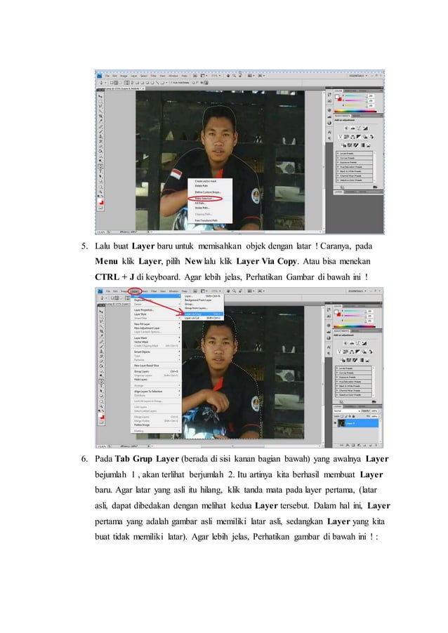Mengedit foto menggunakan photoshop | PDF