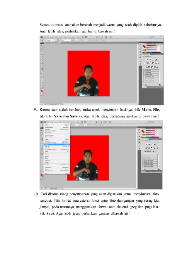 Mengedit foto menggunakan photoshop | PDF