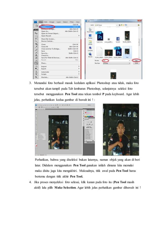 Mengedit foto menggunakan photoshop | PDF