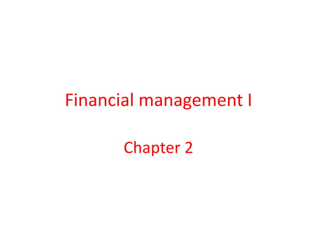 Financial Management: Chapter Three.pptx