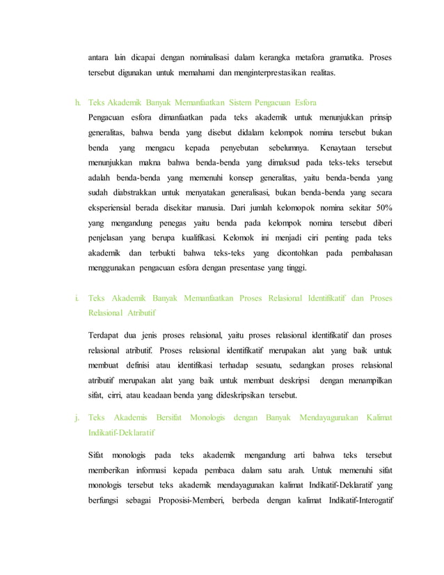 Mengeksplorasi teks akademik dalam genre makro | DOCX