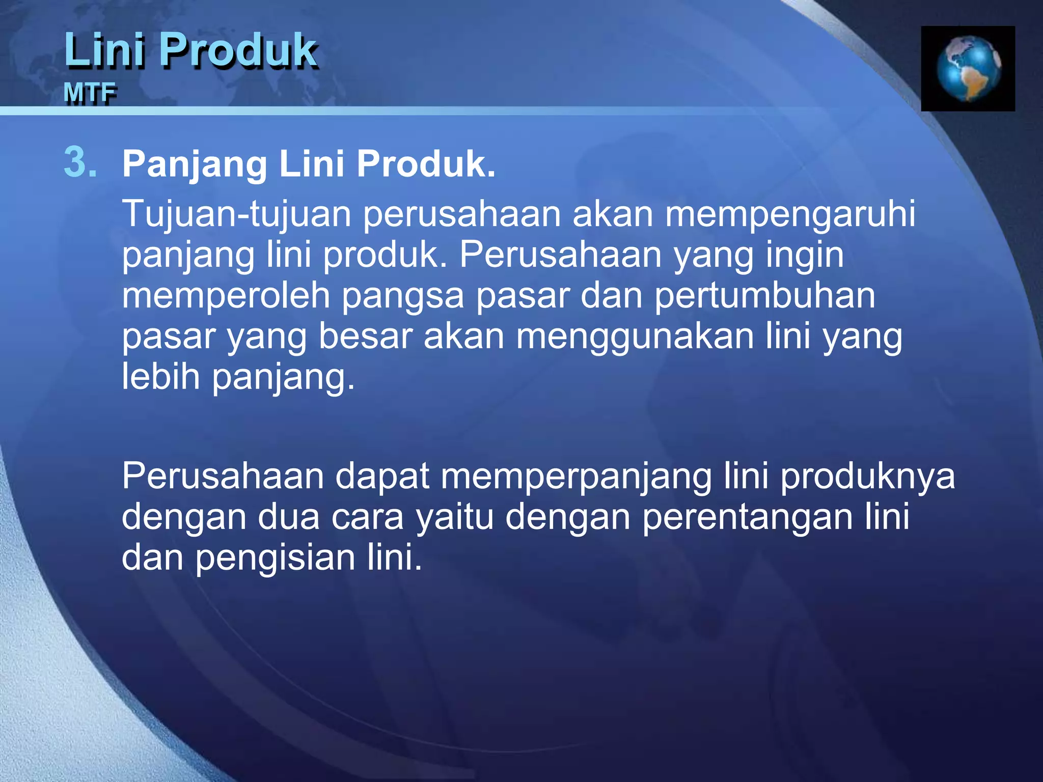 Mengelola bauran dan lini produk | PPTX