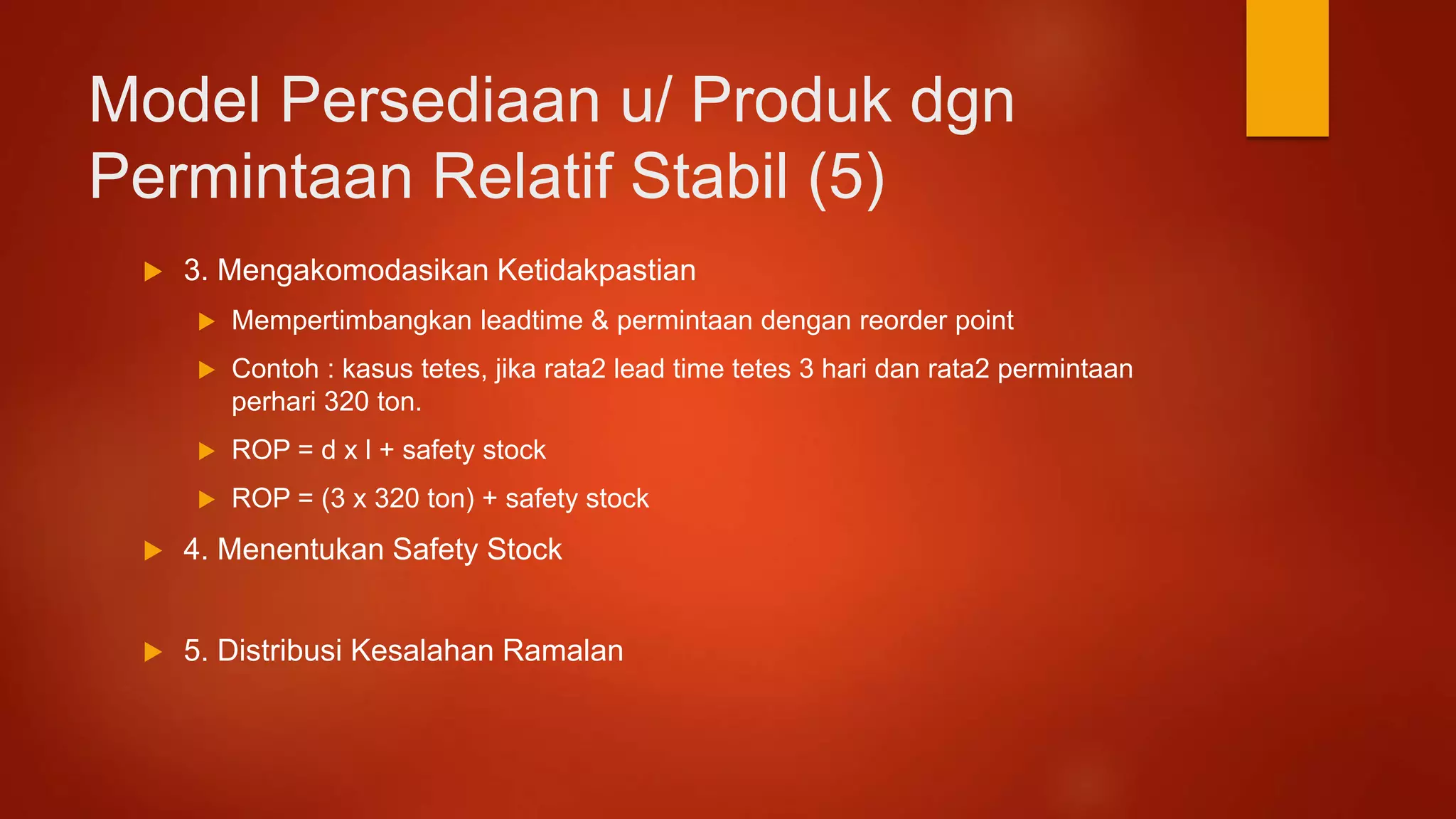Mengelola persediaan pada supply chain | PPTX