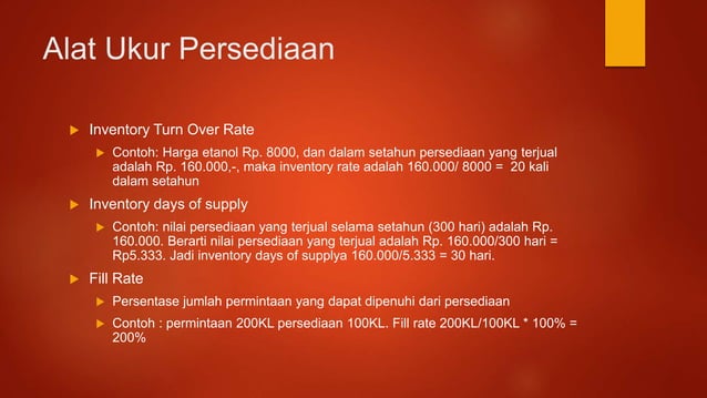 Mengelola persediaan pada supply chain | PPTX