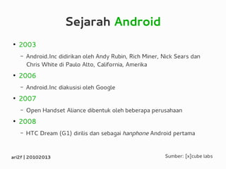 Mengenal Android | PPT