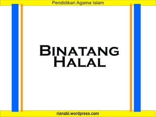 mengenal-binatang halal dan haram dalam hukum islam | PPTX