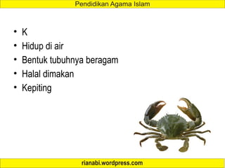 mengenal-binatang halal dan haram dalam hukum islam | PPTX