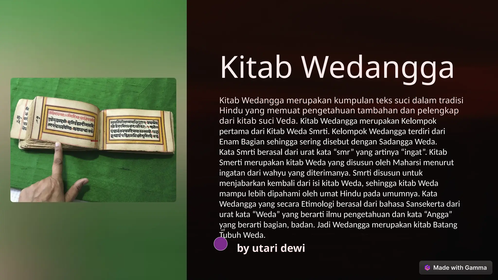 power point mengenal kitab wadangga kelas 8 | PPTX