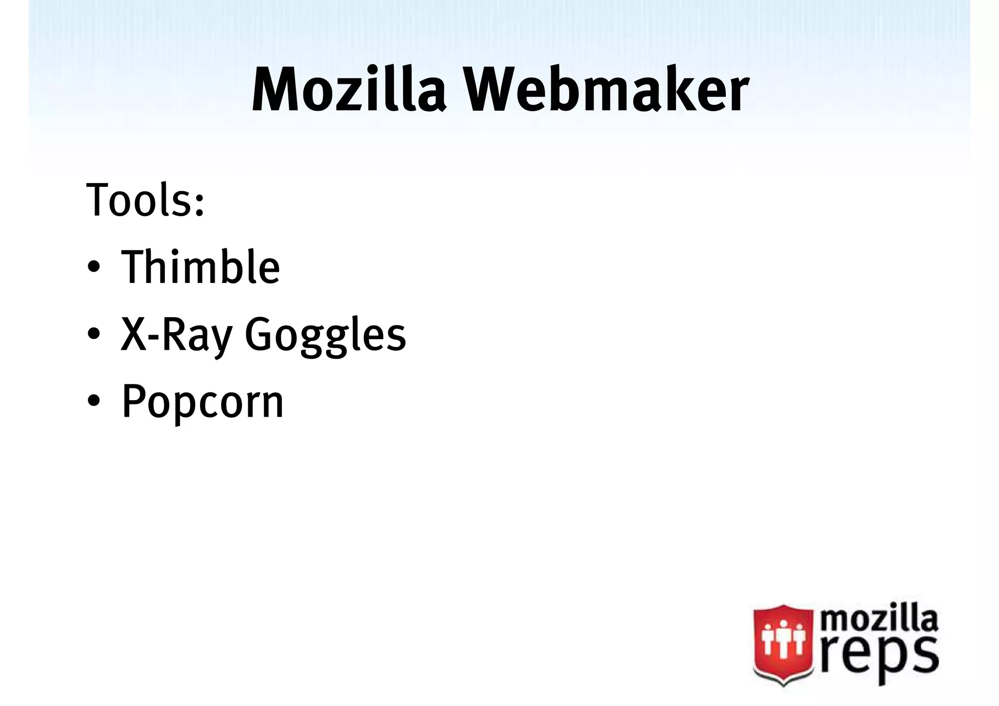 Mengenal Mozilla Webmaker