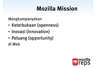 Mengenal Mozilla Webmaker | PPT