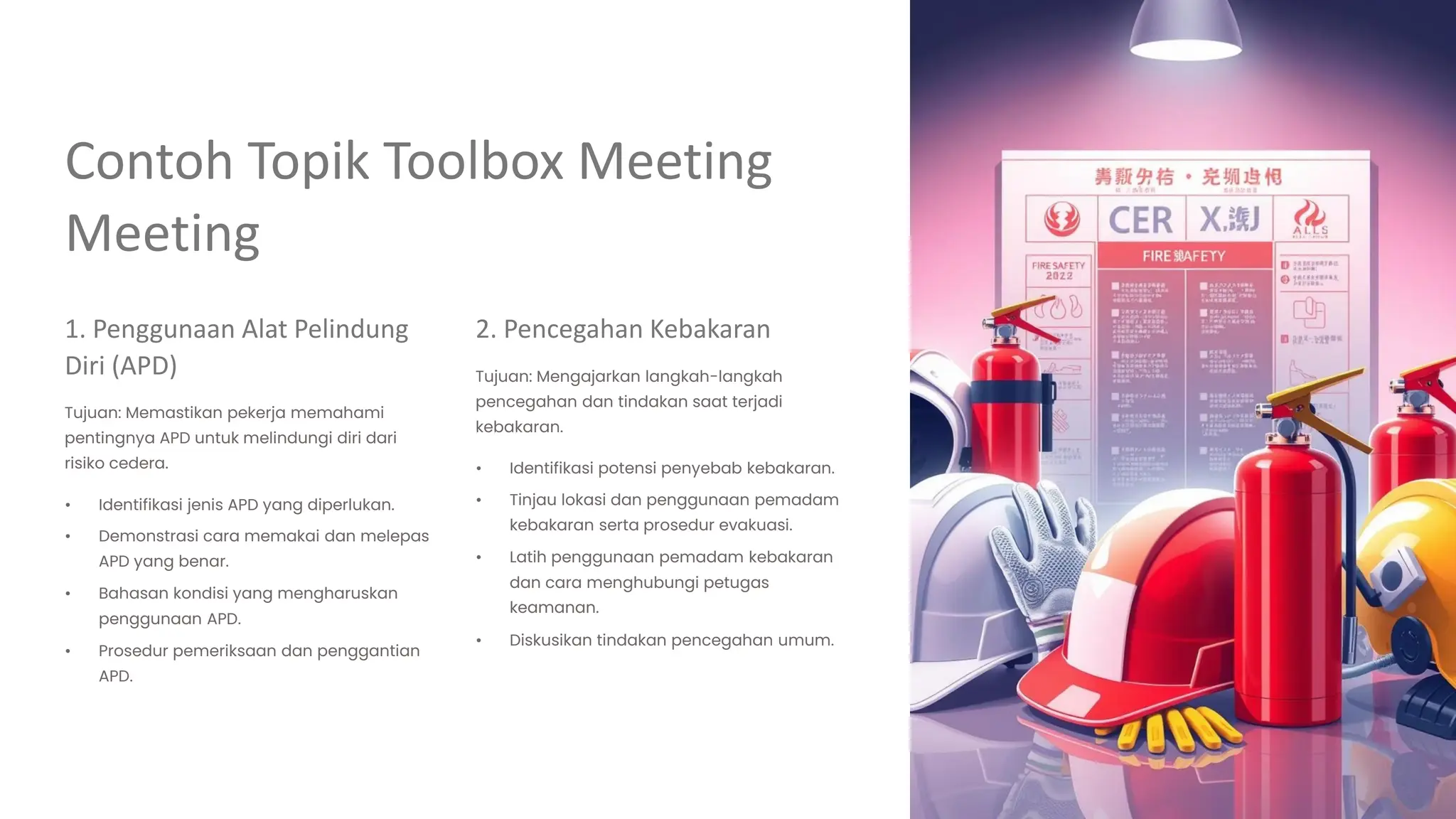 Mengenal Toolbox Meeting Kesehatan dan keselamatan kerja | PDF
