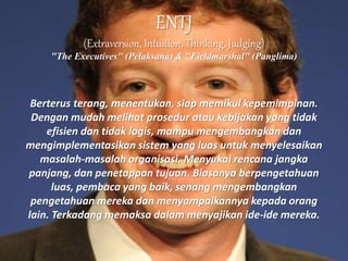 Mengenal 16 tipe personalitas mbti | PPTX