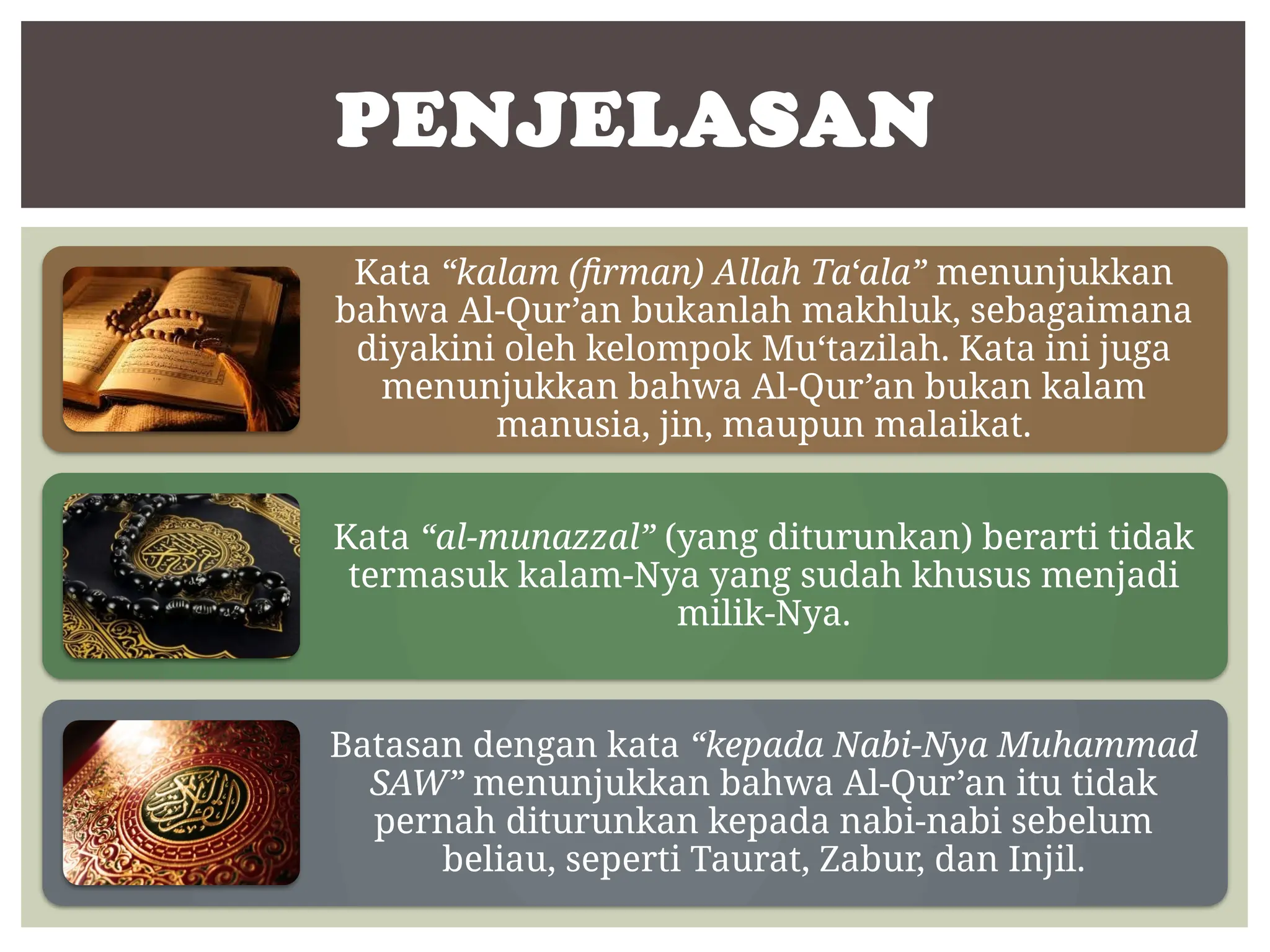 mengenal Alquran sebagai kitab suci umat islam | PPTX