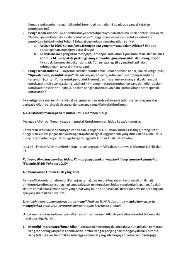 Mengenal Allah - Allah yang Berfirman | PDF