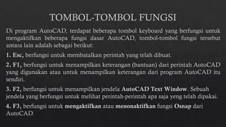 MENGENAL APLIKASI PERANGKAT LUNAK AUTOCAD | PPTX