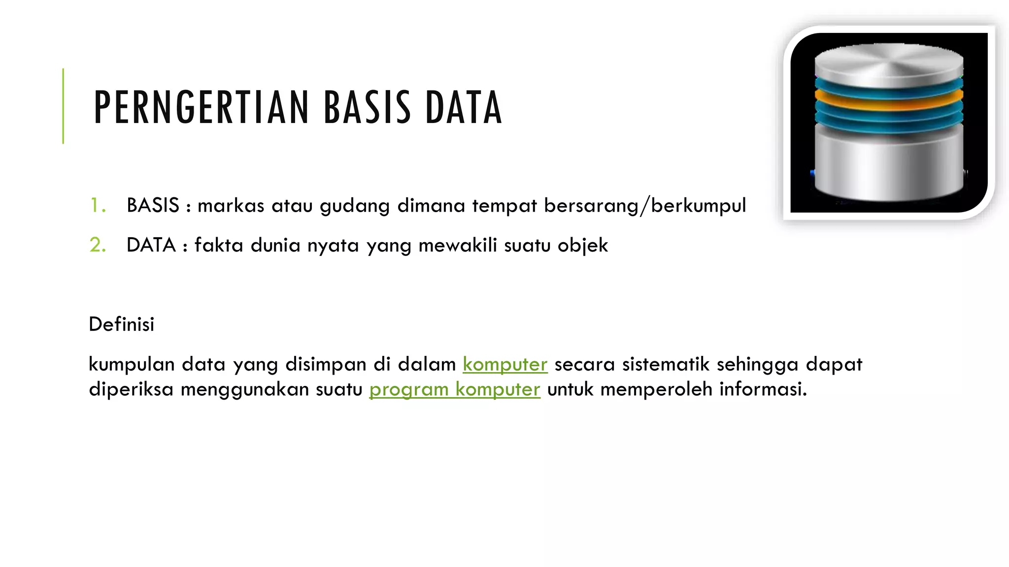 Mengenal basisdata | PPT
