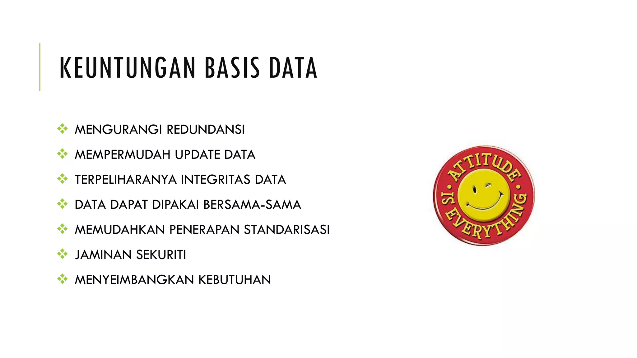 Mengenal basisdata | PPT