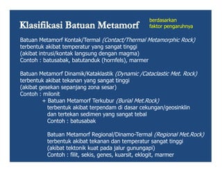 Mengenal batuan metamorf | PDF