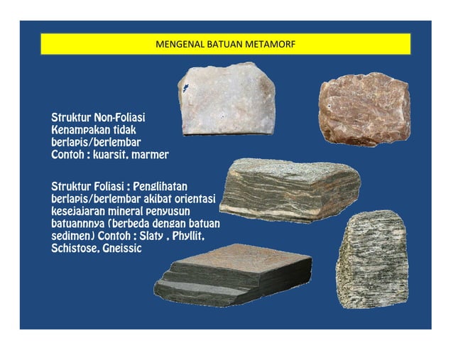 Mengenal batuan metamorf | PDF