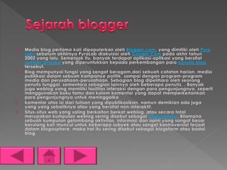 pengertian bloger dan cara membuat nya | PPT