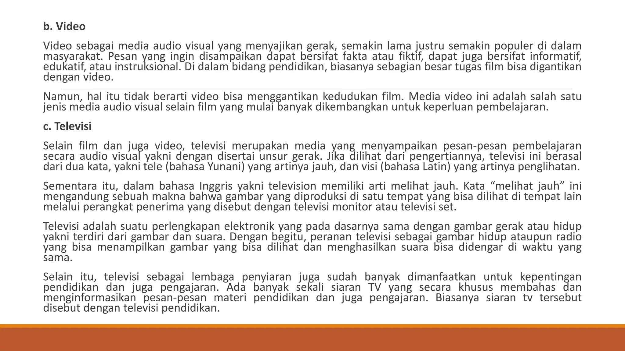 Mengenal Dasar Audio Visual broadcasting | PPTX