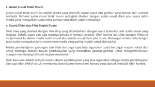 Mengenal Dasar Audio Visual broadcasting | PPTX