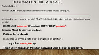 Mengenal DDL, DML dan DCL dalam DATABASE.pptx