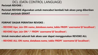 Mengenal DDL, DML dan DCL dalam DATABASE.pptx