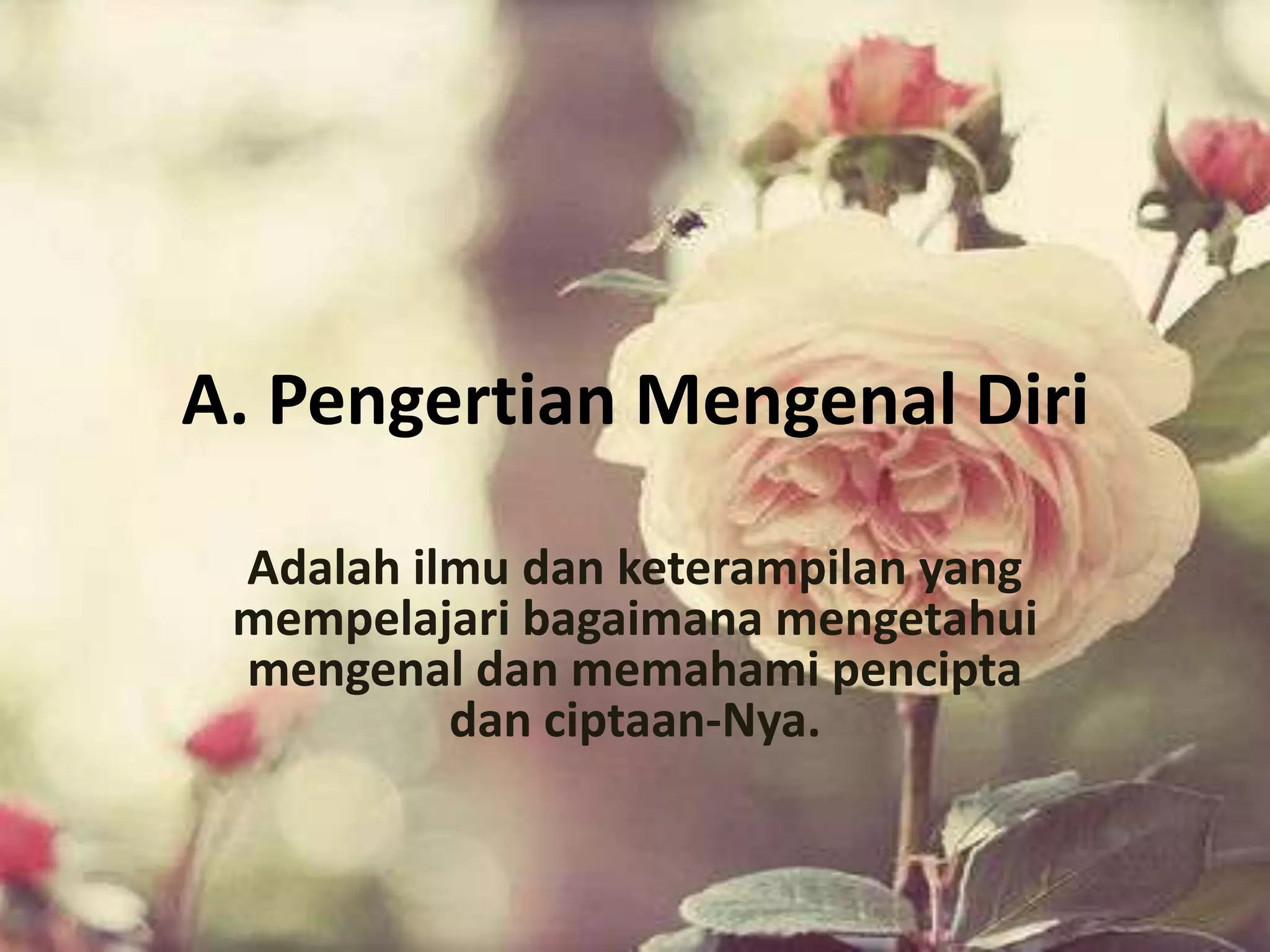 Mengenal diri, understanding self | PPTX