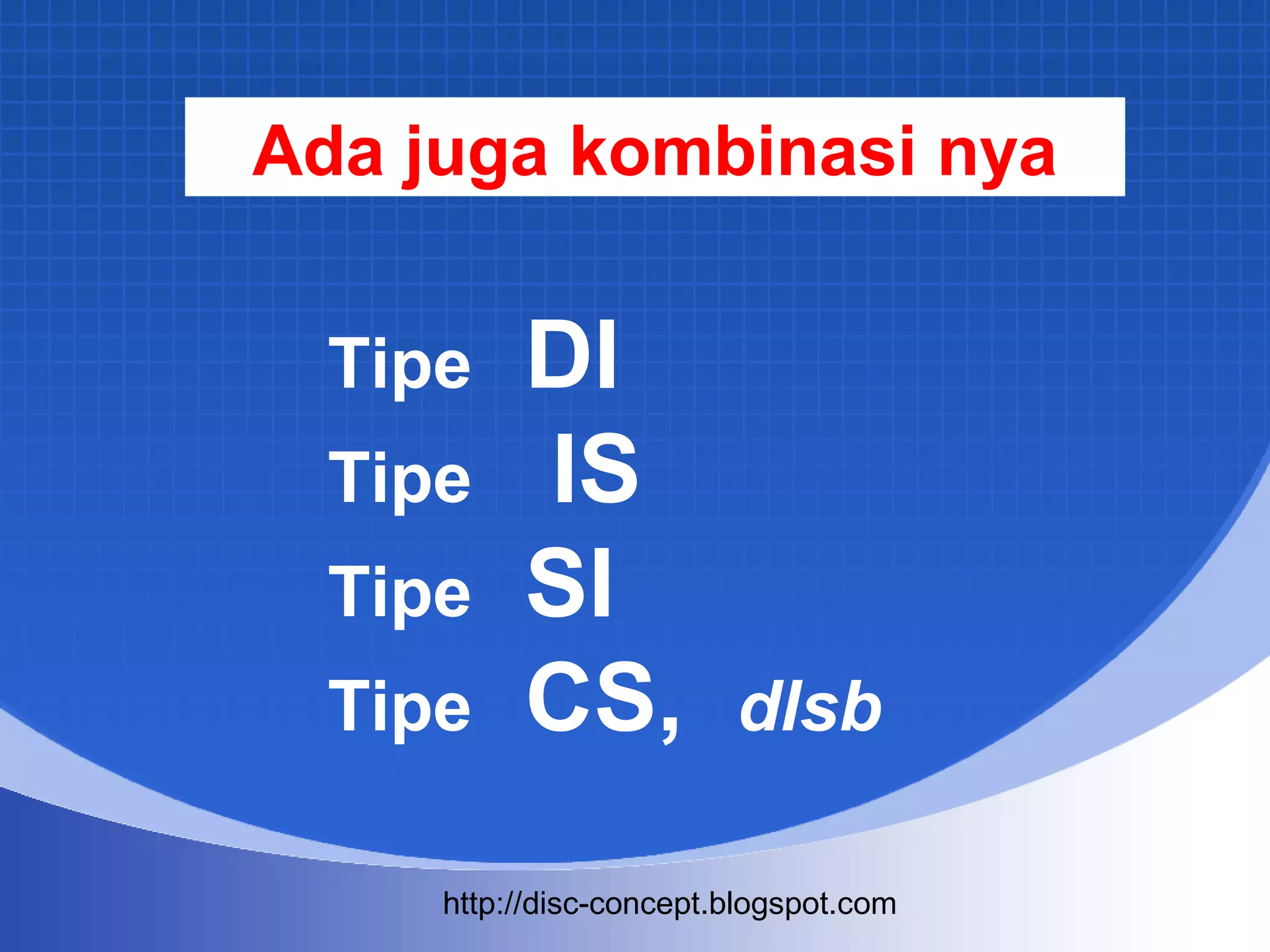 Mengenal DISC concept | PPT
