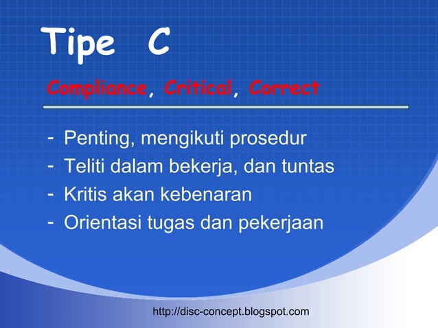 Mengenal DISC concept | PPT