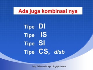 Mengenal DISC concept | PPT