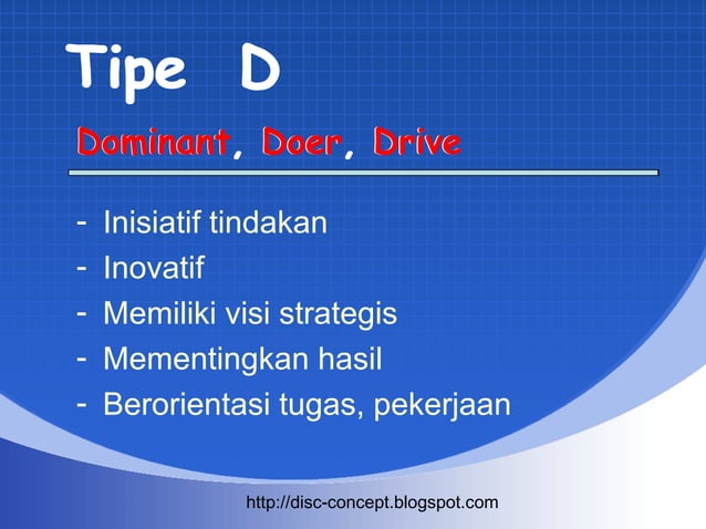 Mengenal DISC concept | PPT