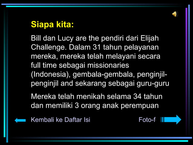 Mengenal Elijah Challenge Tantangan Elia | PPT