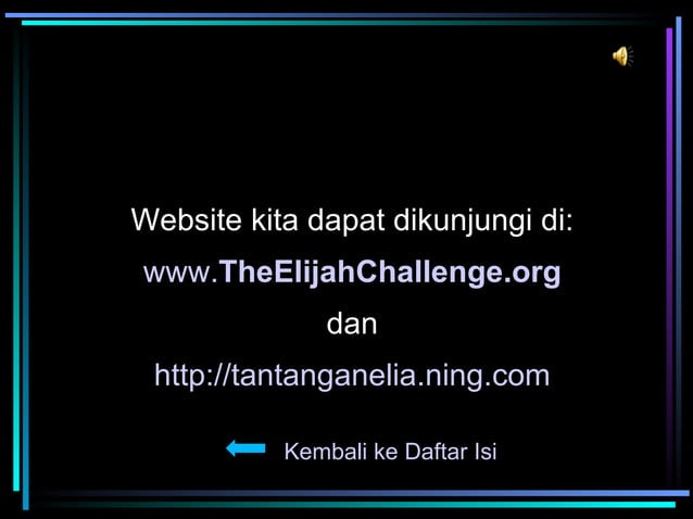 Mengenal Elijah Challenge Tantangan Elia | PPT