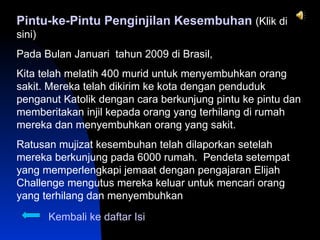 Mengenal Elijah Challenge Tantangan Elia | PPT