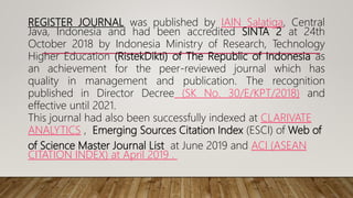 Mengenal esci wos dan best practice mudah terindeks | PPTX