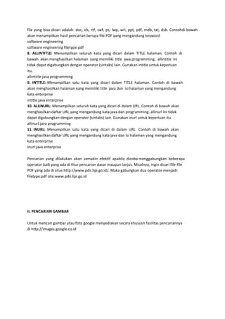 Mengenal fasiltas google dan pembuatan media ajar | PDF