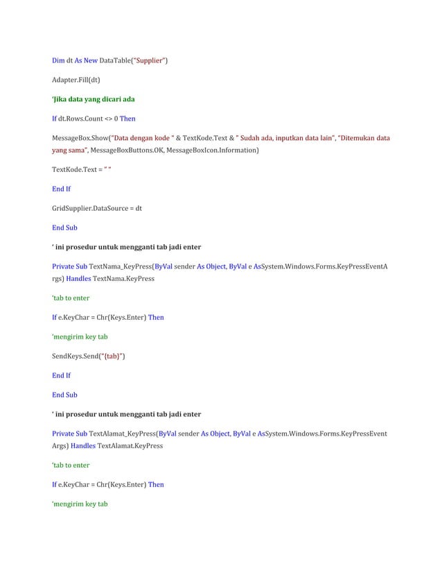 Mengenal format tanggal dalam visual basic | PDF