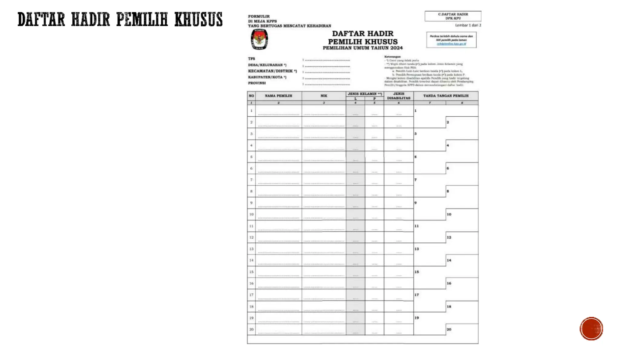 Mengenal formulir-formulir di tps dalam pemilu.pptx