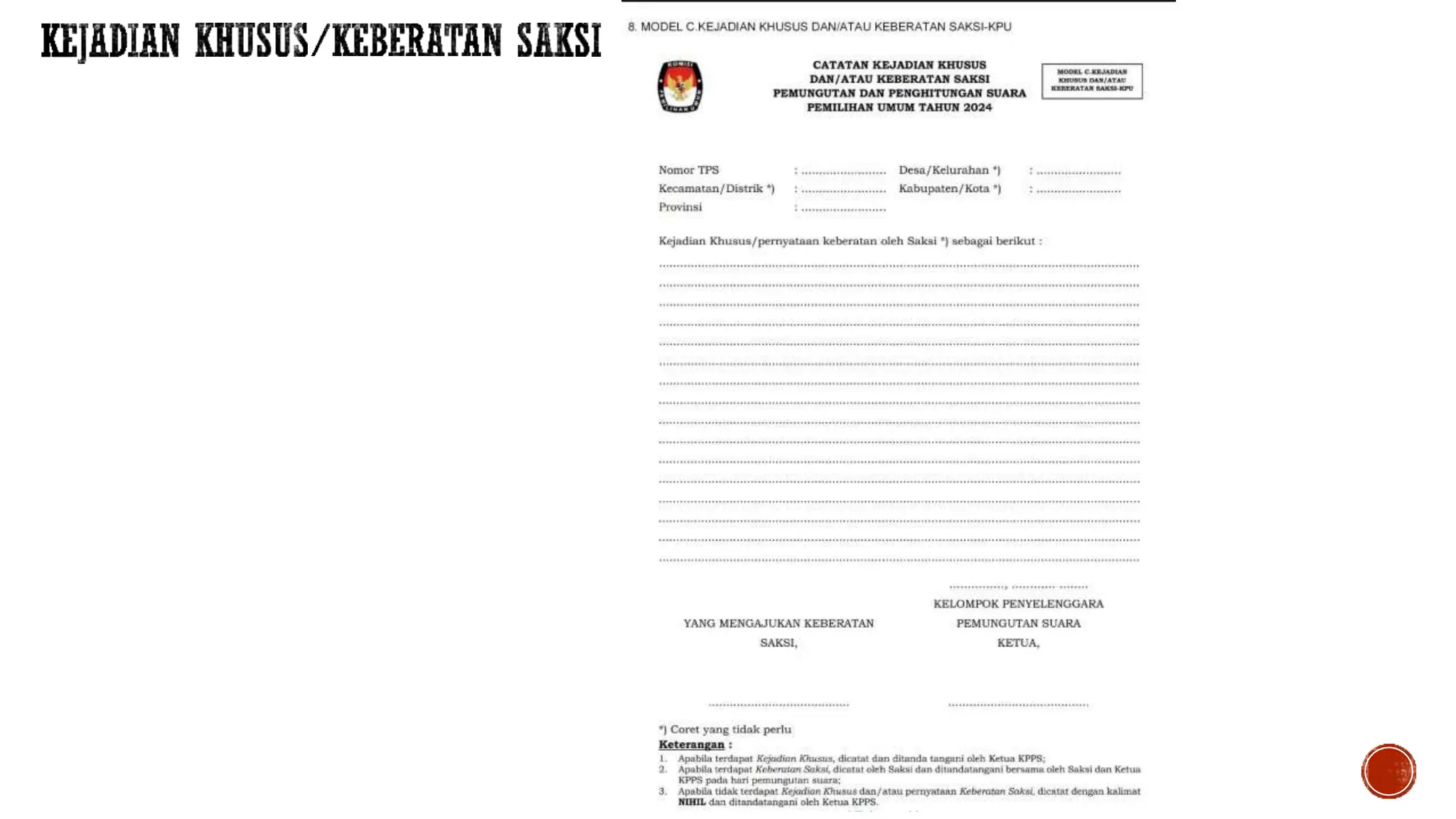 Mengenal formulir-formulir di tps dalam pemilu.pptx