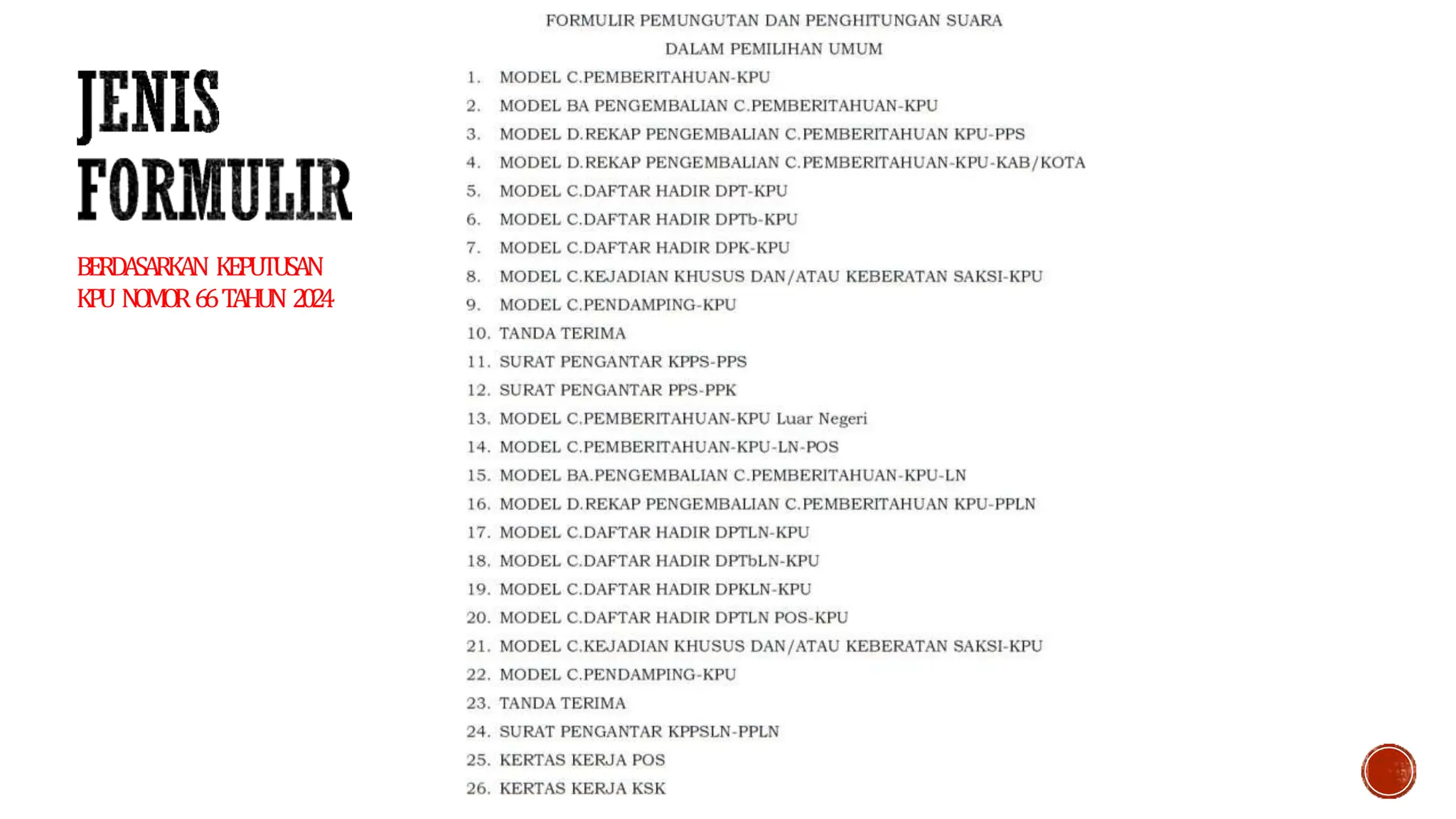 Mengenal formulir-formulir di tps dalam pemilu.pptx
