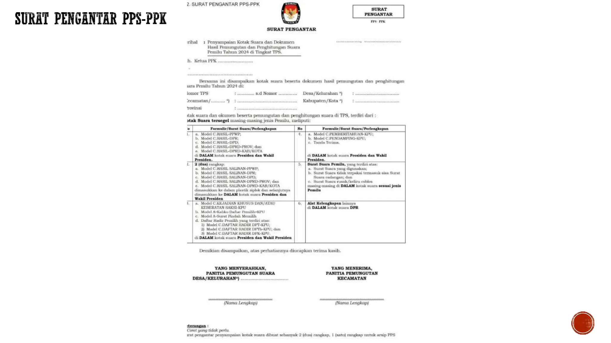 Mengenal formulir-formulir di tps dalam pemilu.pptx