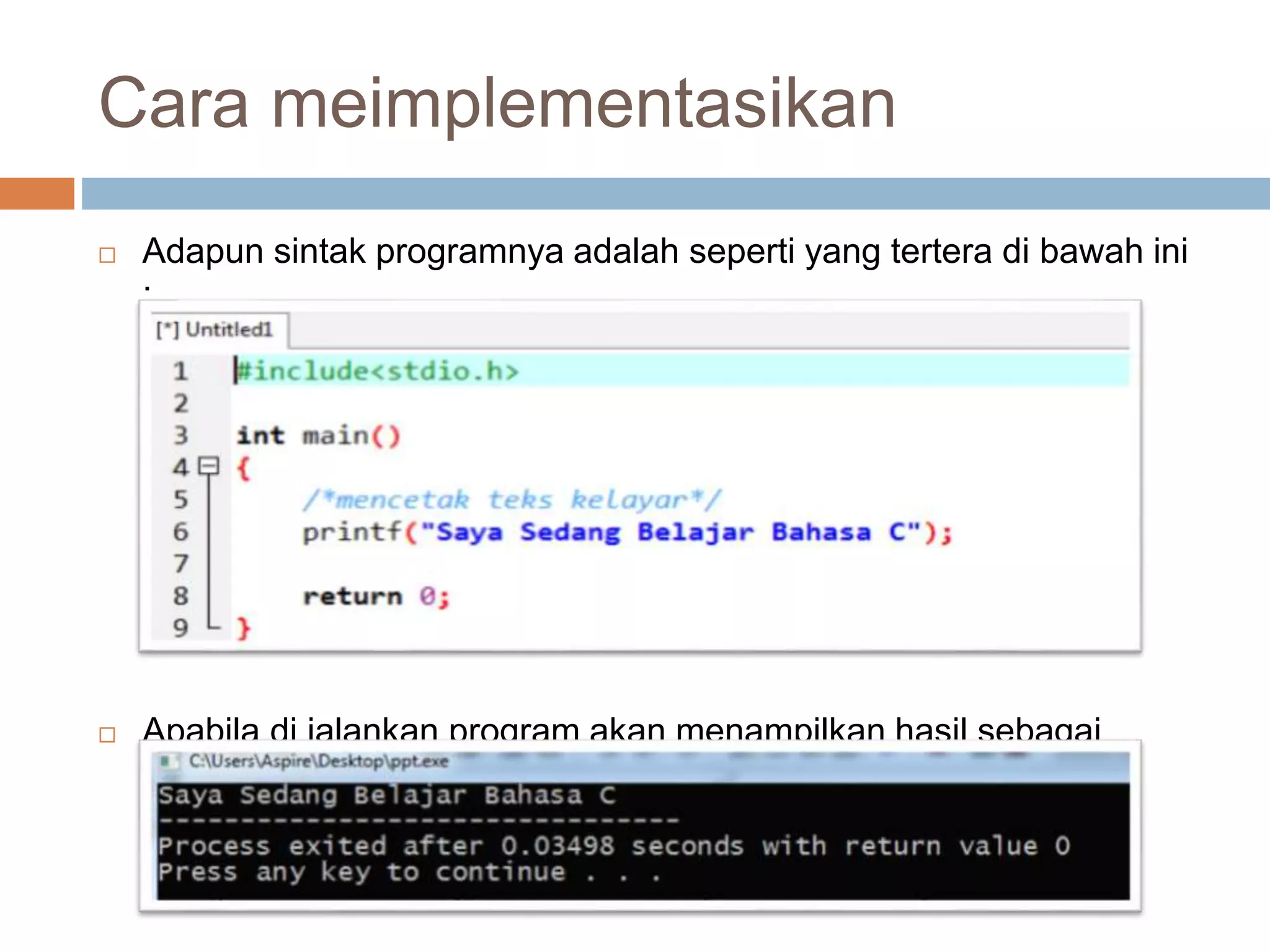 Mengenal fungsi scanf() dan printf() | PPTX