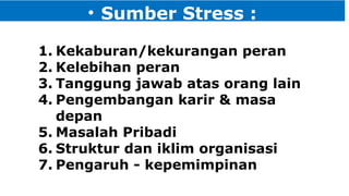 SANGAT PENTING MENGENAL GEJALA STRESS.ppt