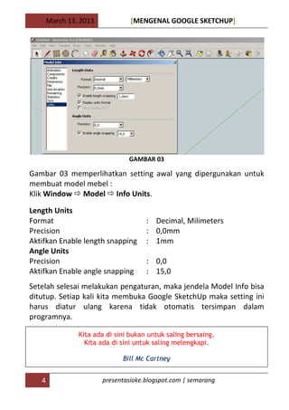 Mengenal Google SketchUp | PDF