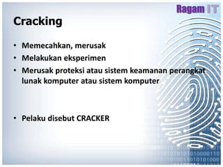 Mengenal Hacker dan Cracker | PPTX