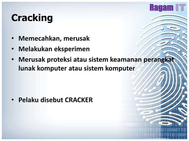 Mengenal Hacker dan Cracker | PPTX
