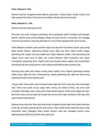 Mengenal hipnotis modern by budi arifin | PDF