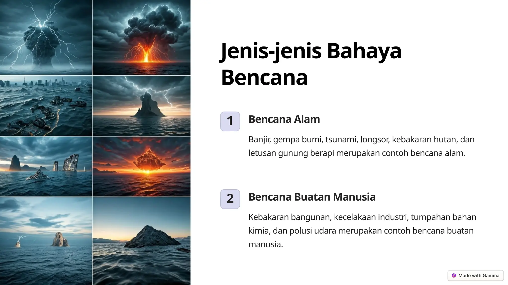 Mengenali Faktor Risiko Bencana di Indonesia | PPTX
